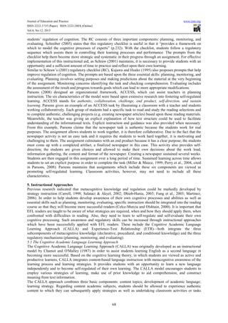Enhancing efl readers’ metacognition | PDF