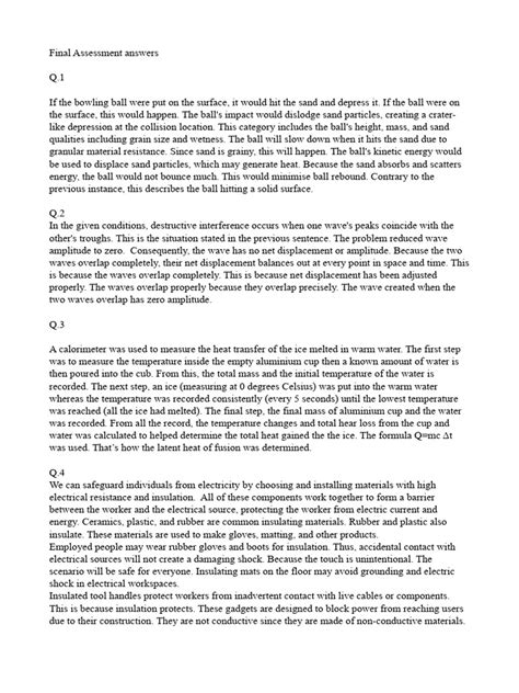 Assessment Answers Pdf Mole Unit Physical Sciences