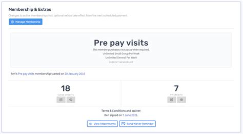 What Are Class Credits Gym Mate