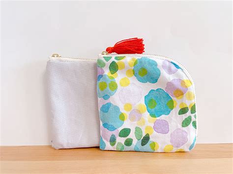 ハンドメイド 20㎝ファスナー ポーチ ポケット ファッション小物