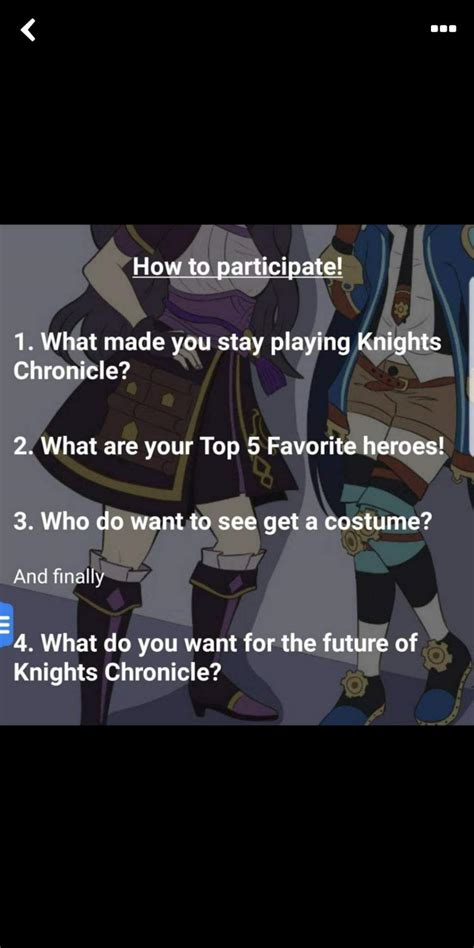 Kc One Year Anniversary Challenge Knights Chronicle Amino