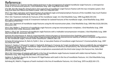 Management Of Mandibular Angle Fracturepptx