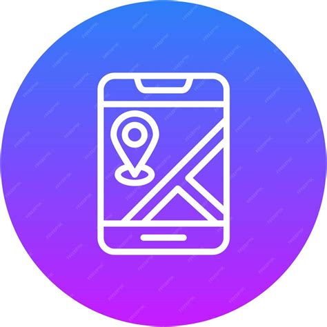 Premium Vector Navigation App Vector Illustration