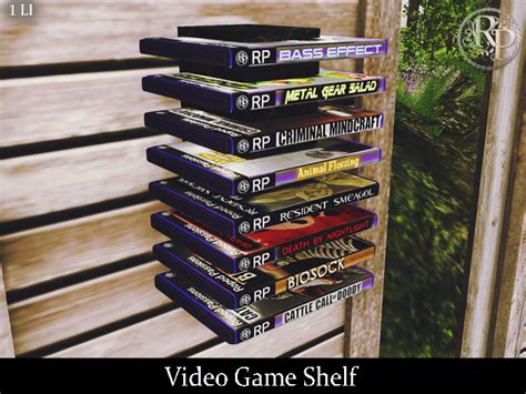 Second Life Marketplace Rp Video Game Shelf