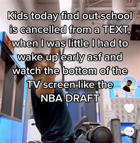 School Cancellations Hit Different Back Then Rgenz