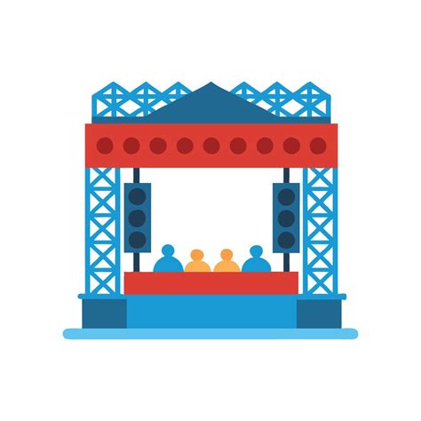 Modern Festival Stage Icon For Music 57081506 Vector Art At Vecteezy