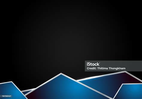 추상 금속 블루 블랙 프레임 레이아웃 디자인 기술 혁신 개념 배경 강철에 대한 스톡 벡터 아트 및 기타 이미지 강철 게이머 고체 Istock