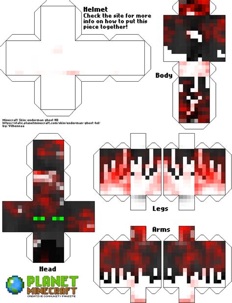 Papercraft Dream Minecraft Skin Foldable