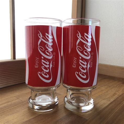 Yahooオークション コカ・コーラ Coca Cola／レトロ ビンテージグラ