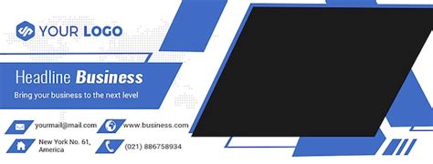 기업 네온 스타일 블루 와이드 배너 디자인 배경 프리미엄 벡터