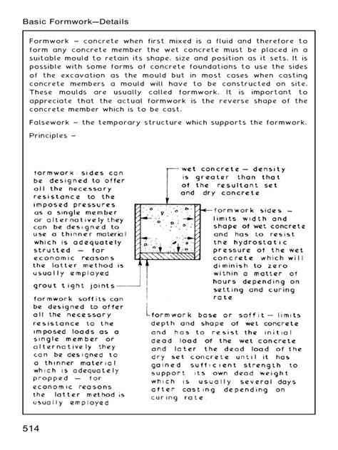 Formwork Design Pdf Screw Concrete