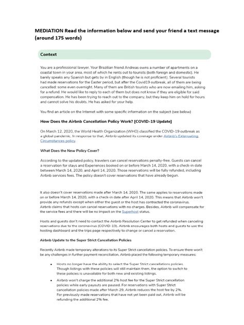 Mediation Read The Information Below And Send Your Friend A Text Message Pdf
