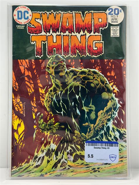 Swamp Thing 9 Dc Comics 1974 Bernie Wrightson Horror Cover Cbcs Comic