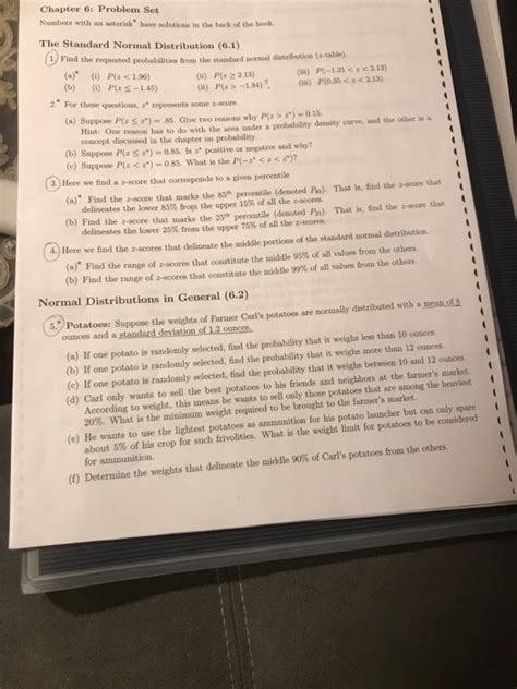 solved chapter 6 problem set numbers with an asterisk have