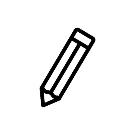 Stift Symbolsatz Zeichnen Oder Bearbeiten Von Vektorsymbolen Premium Vektor