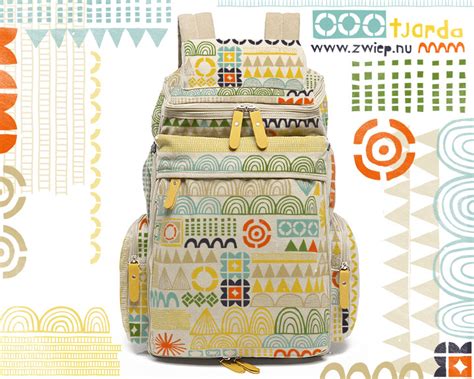 Abstract Bad Ass Backpack Pattern Design Behance