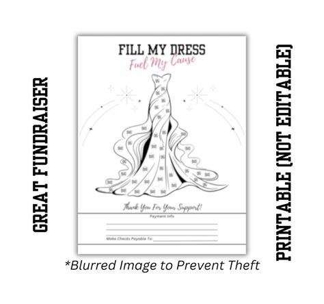 Fill My Dress Fundraiser High School Prom Pageant Ball Gown