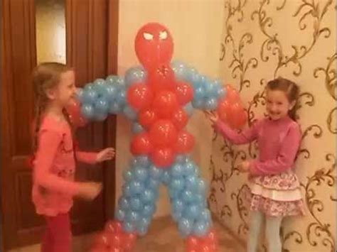 Человек- паук из шаров . People -pauk of balls. Заказать фигурку в ...