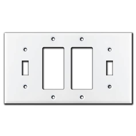 Toggle Decora Decora Toggle Switchplates White Kyle Switch Plates