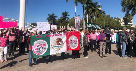 Cajeme también se suma a la marcha en defensa del INE