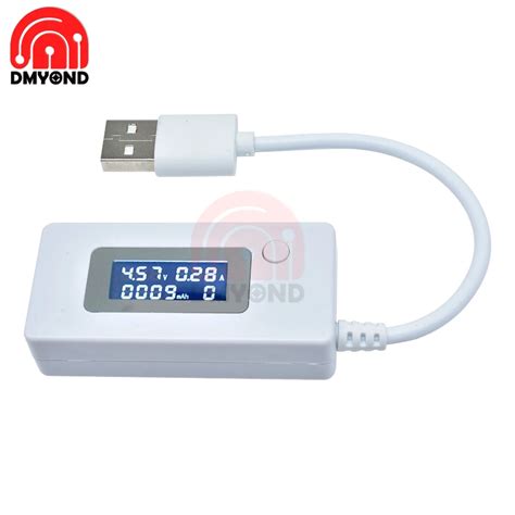USB-тестер с ЖК-дисплеем и подсветкой для измерения напряжения и ...