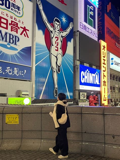 오사카 도톤보리 글리코상 포토존 포토스팟 점등 소등시간 네이버 블로그