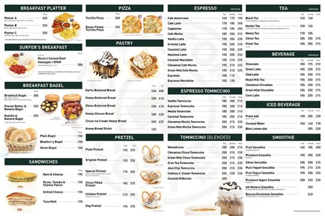 Tom N Toms Menu Pampanga At Nate Hocking Blog