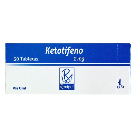 Ketotifeno 1 Mg Recipe Caja X 30 Tabletas Farmaexpress