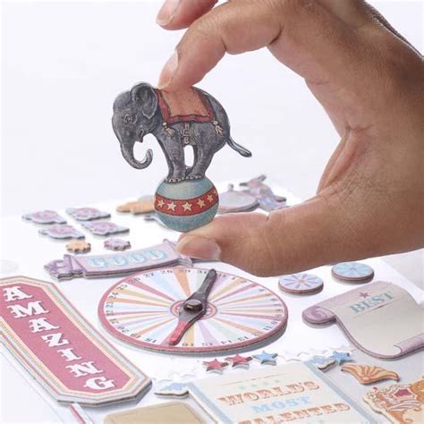 Circus Scrapbook Chipboard Embellishments Paper Crafting Craft