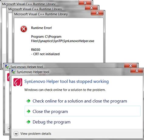 SynTPEnh Caller Service SynTPEnhService Exe Problem