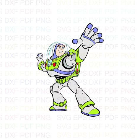Buzz Lightyear Toy Story 2 Svg Dxf Eps Pdf Png Cricut Etsy