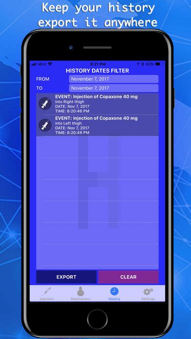 Iphone Giveaway Of The Day Injection Tracker And Reminder
