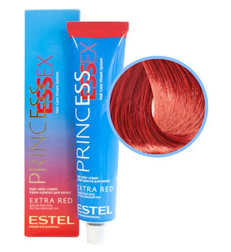 Крем-краска для волос Estel Professional Princess Essex Extra Red 77/55 ...