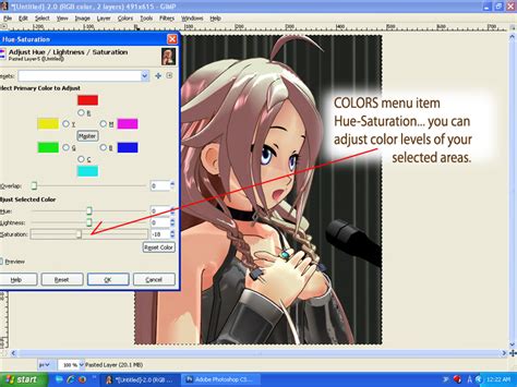 Using The GIMP Levels Tool