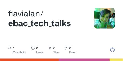 GitHub Flavialan Ebac Tech Talks