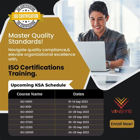 Vinsys On Linkedin Iso 50001 Lead Auditor Certification Training Course