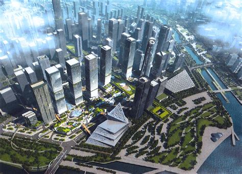 前海枢纽上盖六期竞赛优胜出炉丨深圳市前海综合交通枢纽上盖项目六期（西区）规划及概念设计 知乎