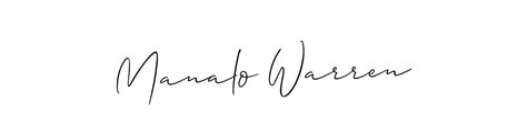 90 Manalo Warren Name Signature Style Ideas Outstanding Name Signature