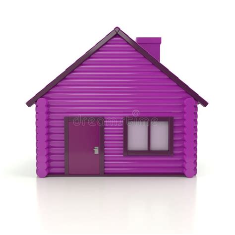 Purple House Cellar Illustration Interior Room With Old Window Door