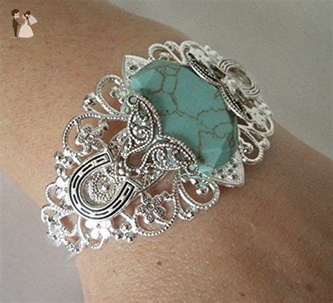 Turquoise Cuff Bracelet Handmade Jewelry Southwestern Southwest