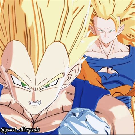 Ssj3 Goku And Ssj2 Vegeta Icon Dbl Dragon Ball Super Goku Dragon Ball