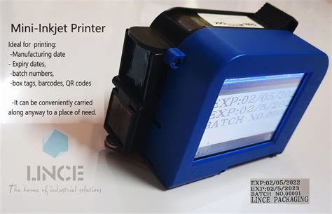 Mini Inkjet Printer Lince Packaging