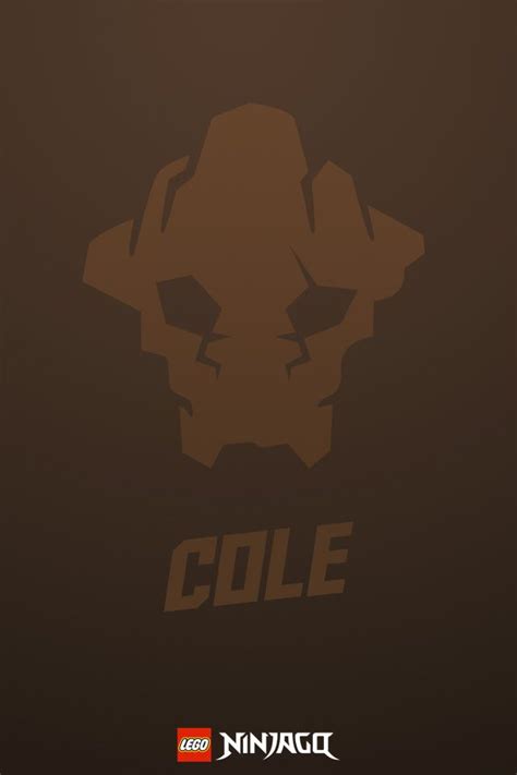Cole Symbol Of Earth Lego Ninjago Ninjago Ninjago Cole