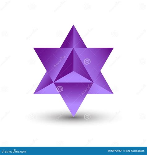 Vector Stellated Octahedron Also Called Stella Octangula And Polyhedra Hexagon Geometric