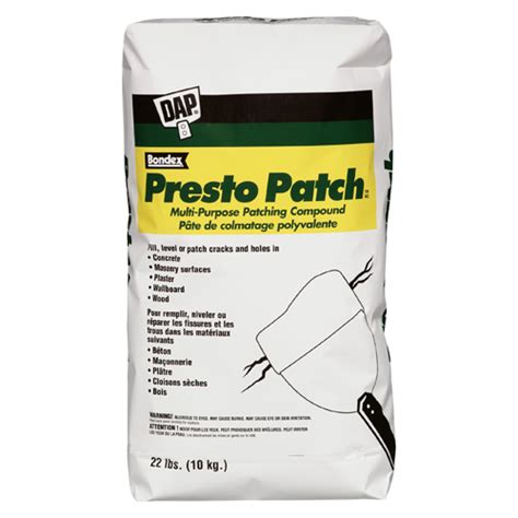 Dap Bondex Presto Multi Purpose Patching Compound 22 Lb White 80300