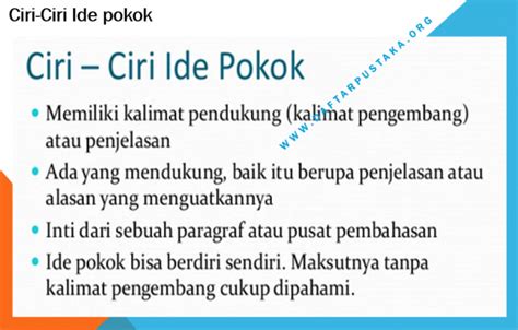 Cara Menentukan Ide Pokok Paragraf Dan Contoh Soalnya Vrogue Co