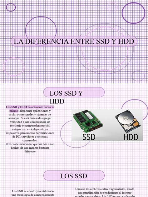 La Diferencia Entre Ssd Y Hdd Sub3 Pdf Disco Duro Unidad De
