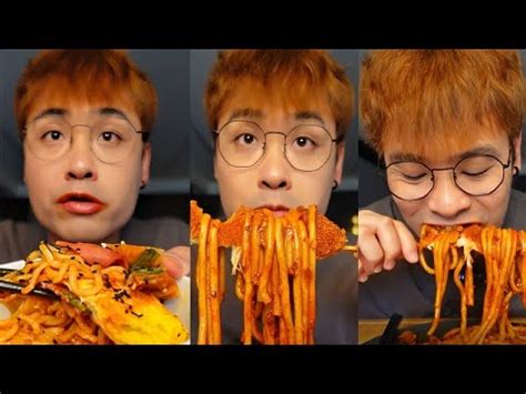 新疆炒米粉 烤冷面 炸串 小蛋糕吃著太爽了 吃貨歐弟 YouTube