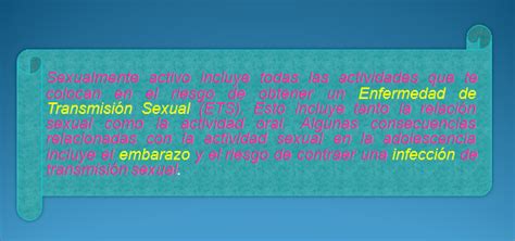 El Sexo Consecuencias