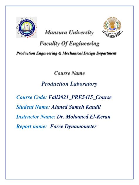 Force Dynamometer Pdf Electric Motor Electrical Engineering